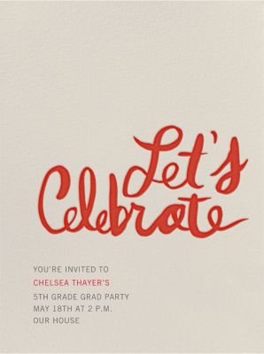 5th Grade Graduation Invitations | Send online instantly | RSVP tracking