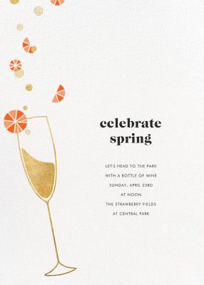 Spring Party Invitations | Send online instantly | RSVP tracking