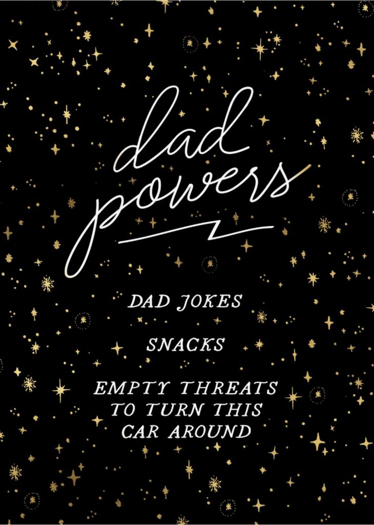 Dad Powers - Father's Day Card | Send online instantly | Track opens