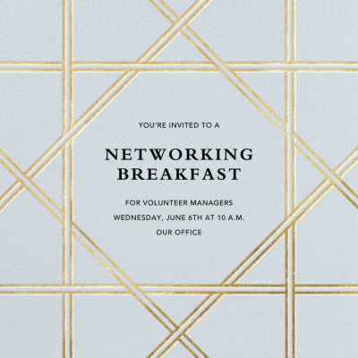 Networking Event Invitations | Send online instantly | RSVP tracking