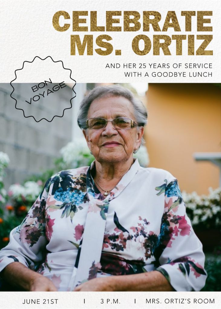 Photo and Sticker (Customizable Template) - Retirement and Farewell ...