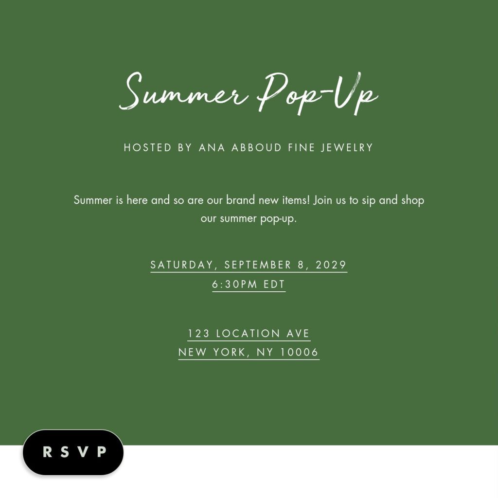 Paperless Post Flyer | Customizable & Easy Event Pages