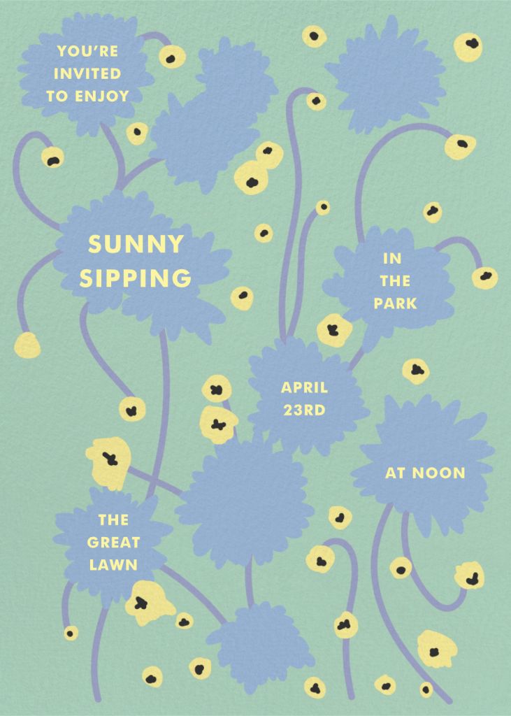 Pollen - Spring Party Invitation | Send online instantly | RSVP tracking