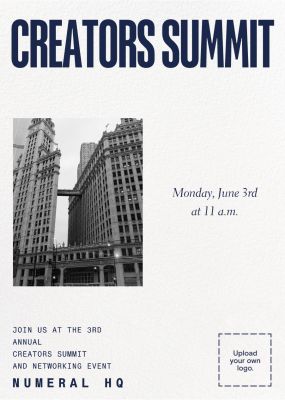 Conference and Workshop Invitations | Send online instantly | RSVP tracking