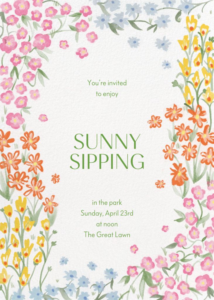 Growing Season - Spring Party Invitation | Send online instantly | RSVP ...