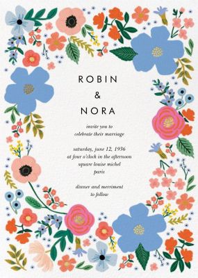 Rifle Paper Co. Wedding Invitations | Send online instantly | RSVP tracking