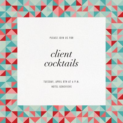 Corporate Cocktail Party Invitations | Paperless Post
