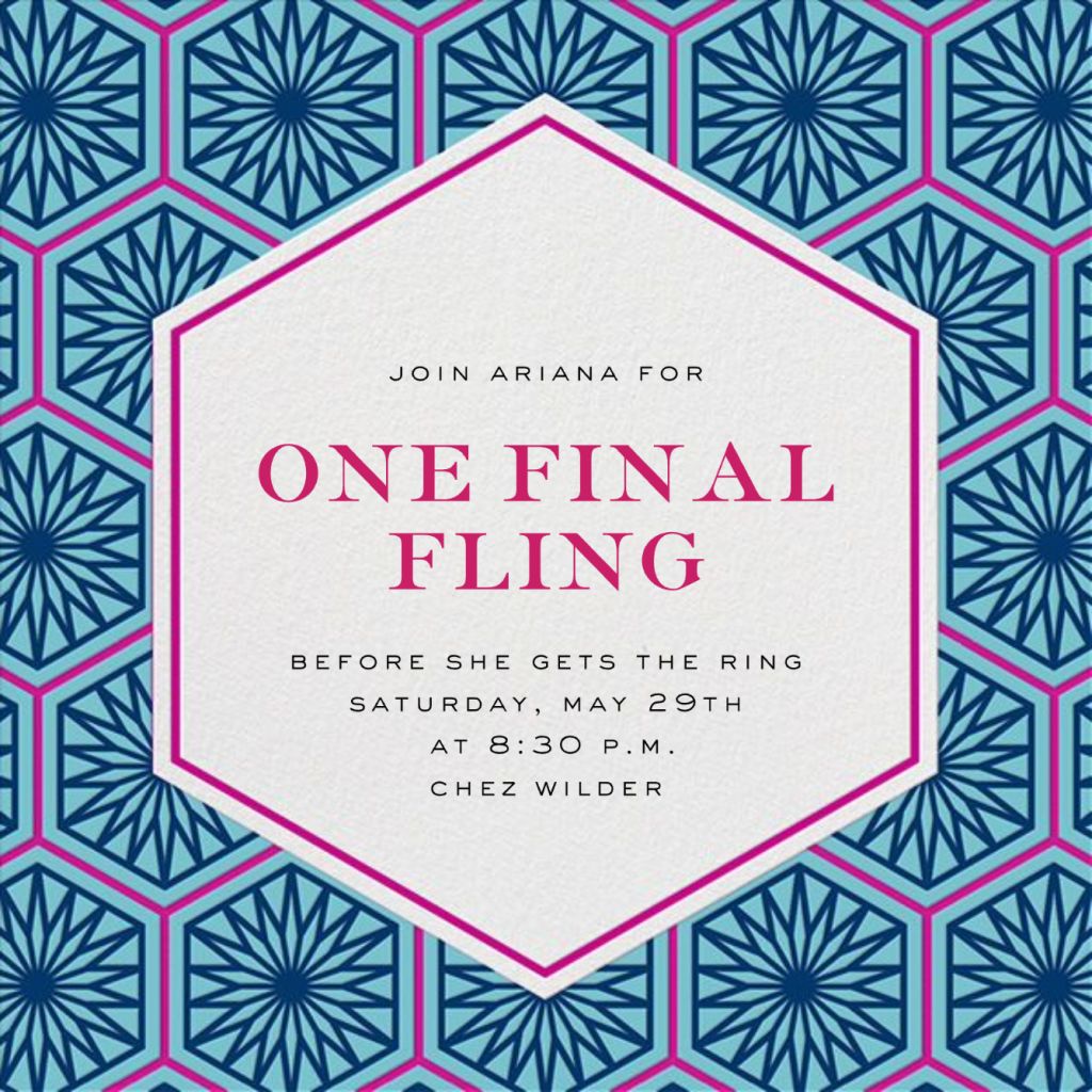 Positano - Bachelorette Party Invitation | Send online instantly | RSVP ...