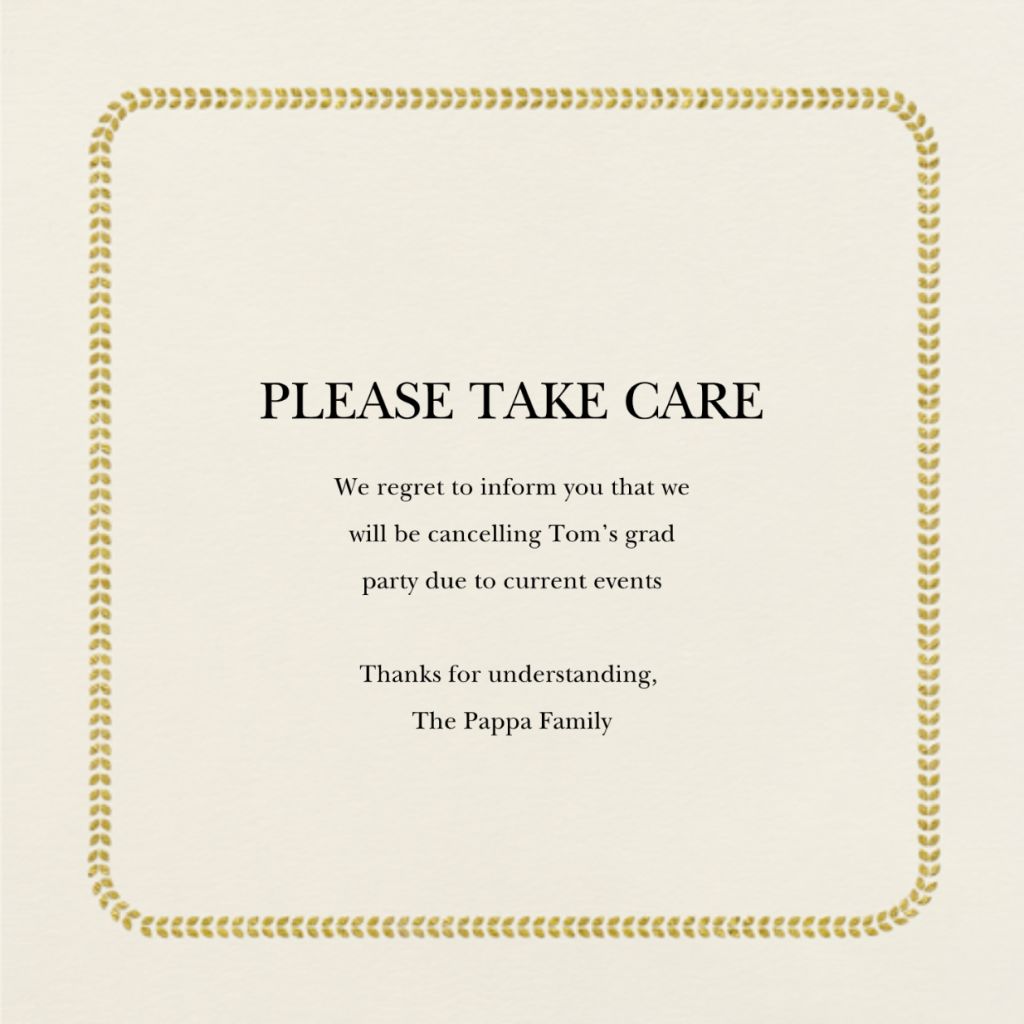 Leaf Inner Bevel Border | Send online instantly | Track opens