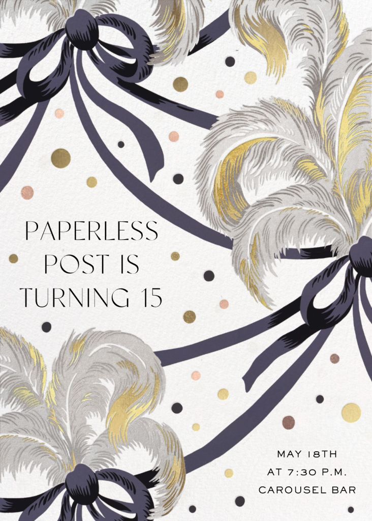 Fleur de Plume - Invitation | Send online instantly | RSVP tracking