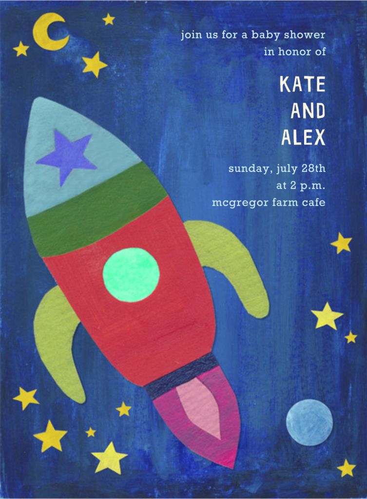 Outer Space | Send online instantly | RSVP tracking