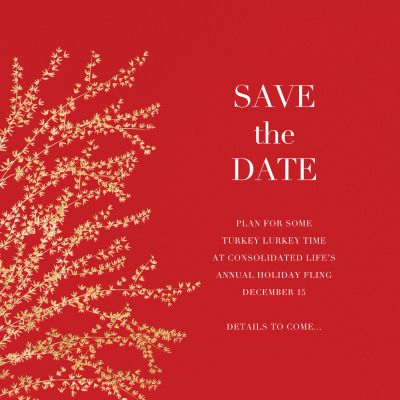 Holiday Save the Dates | Send online instantly | Track opens
