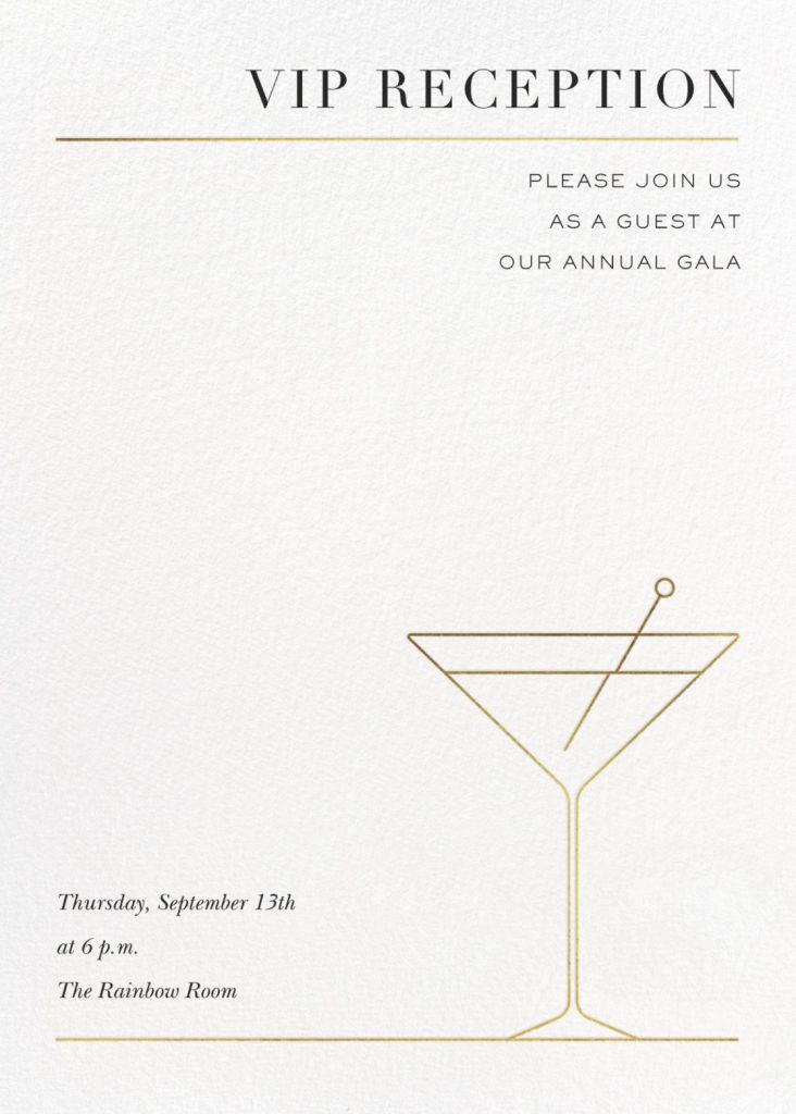 Tini Time - VIP Event Invitation | Send online instantly | RSVP tracking