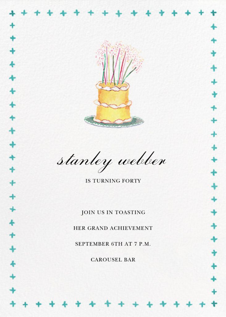 Birthday Topper - Birthday Invitation | Send online instantly | RSVP ...