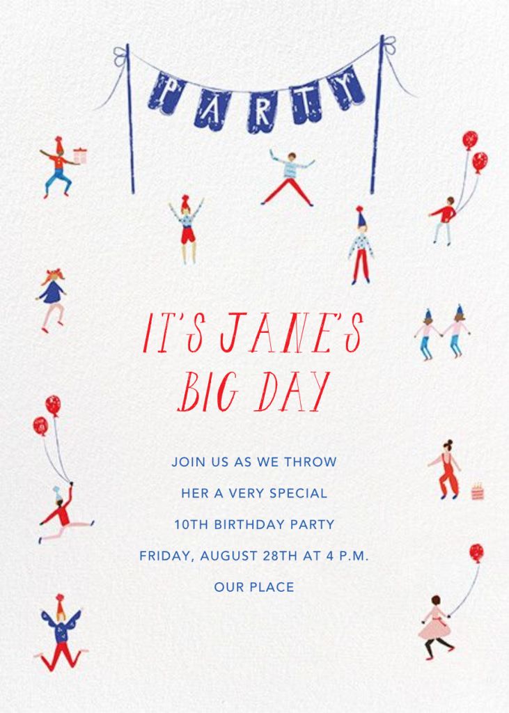 Circus Maximus - Birthday Invitation | Send online instantly | RSVP ...