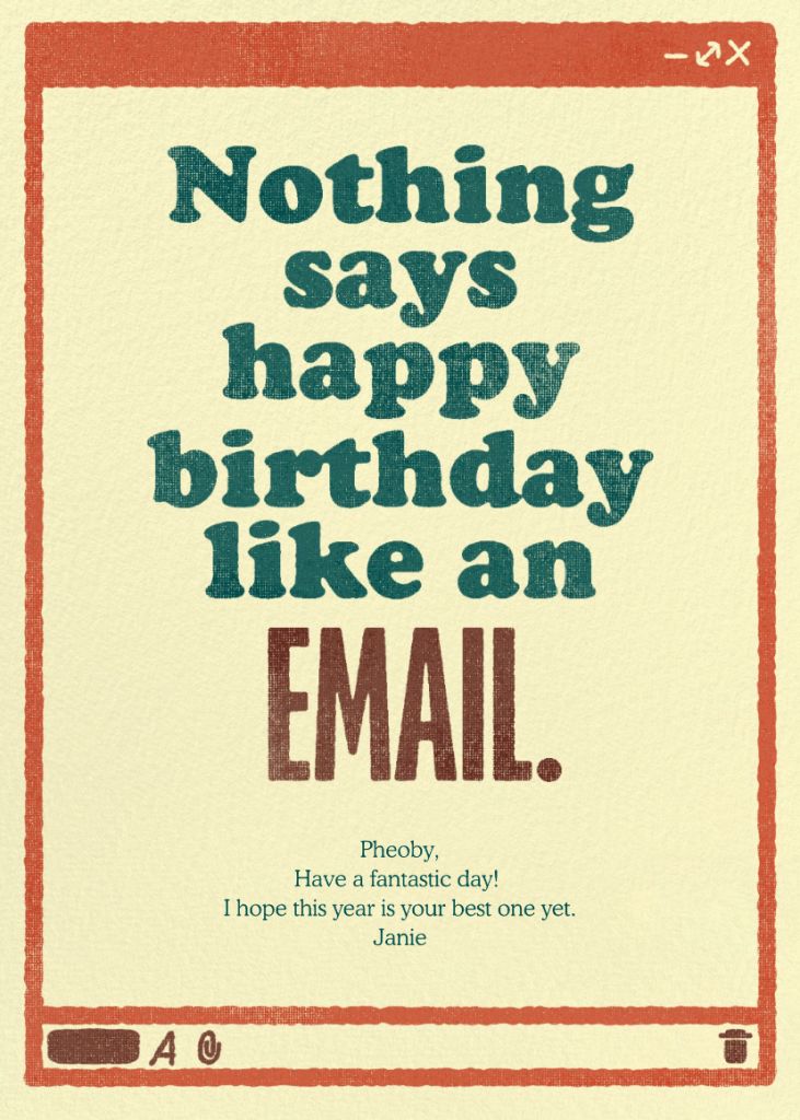 You've Got Mail - Birthday Card | Send online instantly | Track opens