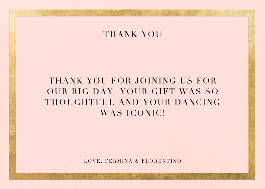 Editorial II (Stationery) - Thank You Card | Send online instantly ...