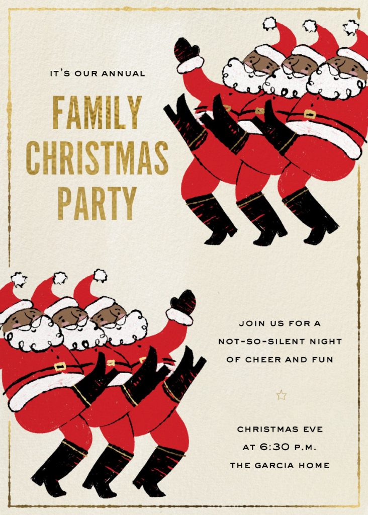 Santa Spectacular - Holiday Party Invitation | Send online instantly ...