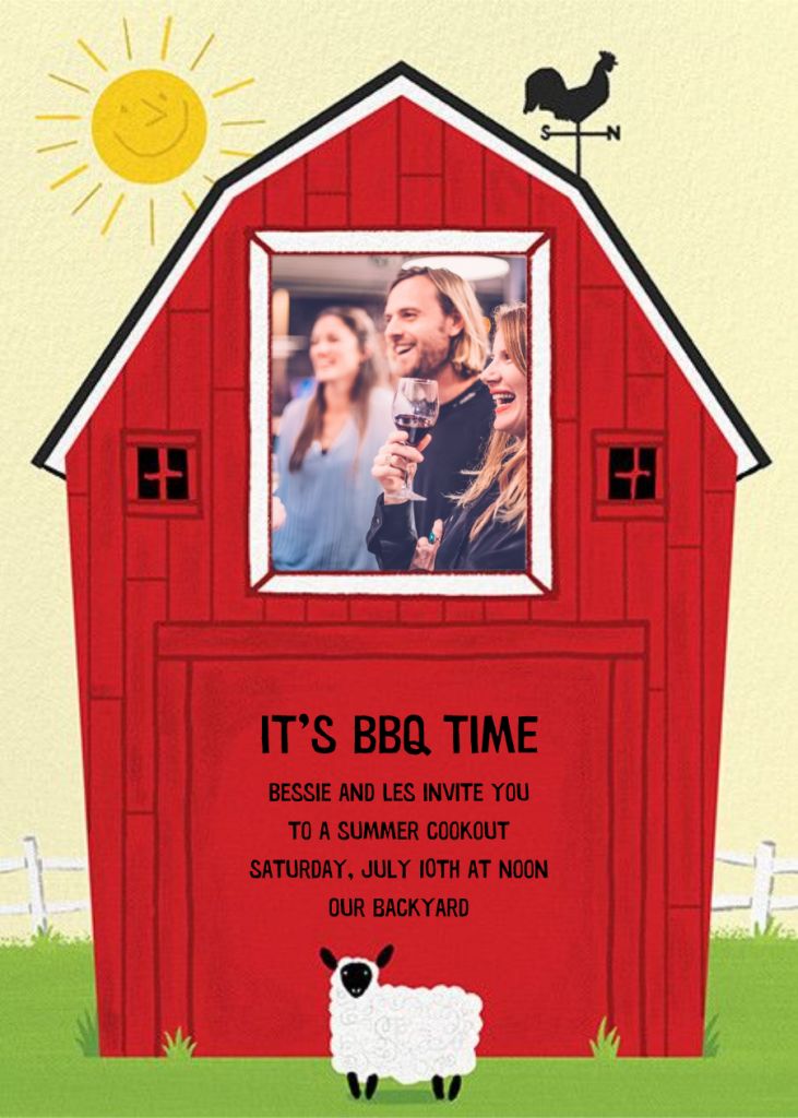 Barn Raising - Party Invitation | Send online instantly | RSVP tracking