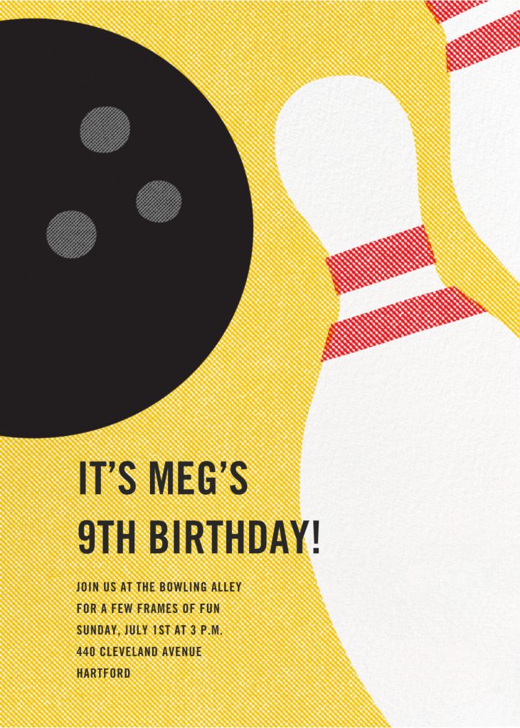 Kingpin - Birthday Invitation | Send online instantly | RSVP tracking