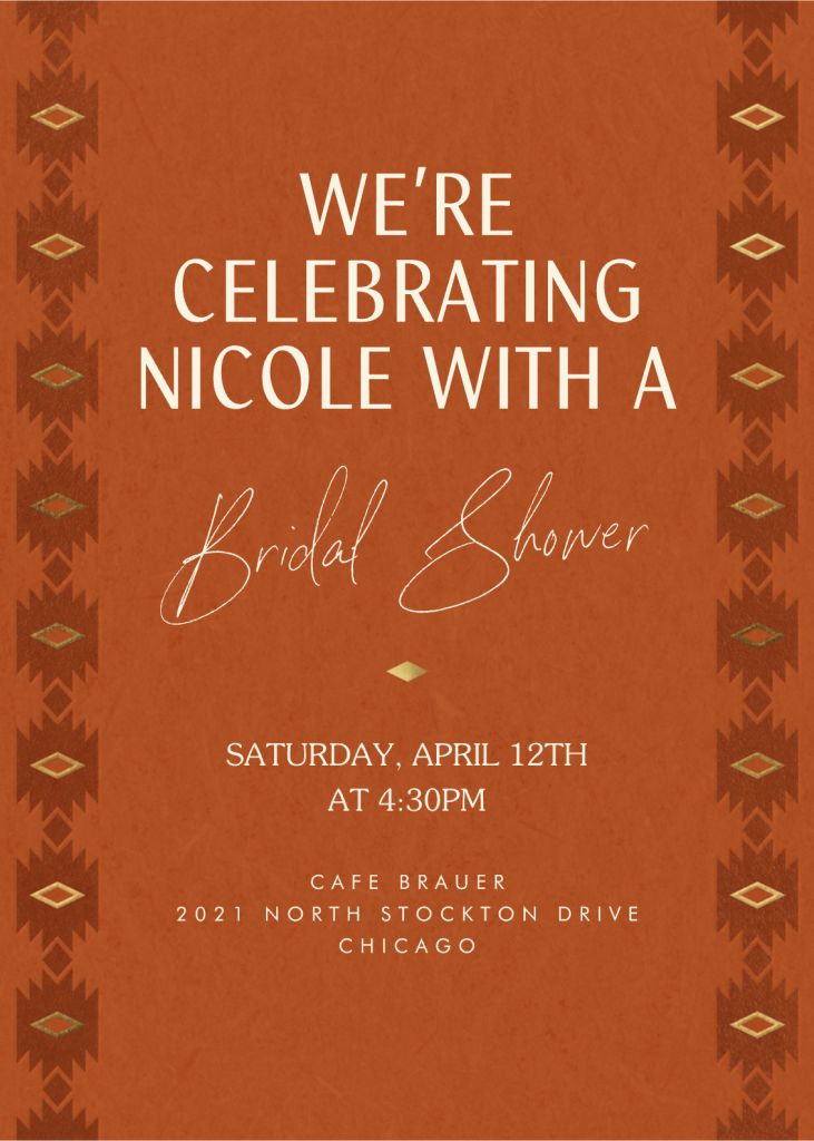Pueblo - Bridal Shower Invitation | Send online instantly | RSVP tracking