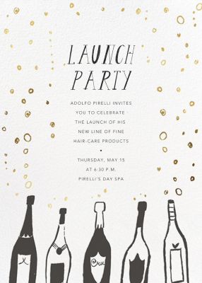 Launch Party Invitations | Send online instantly | RSVP tracking