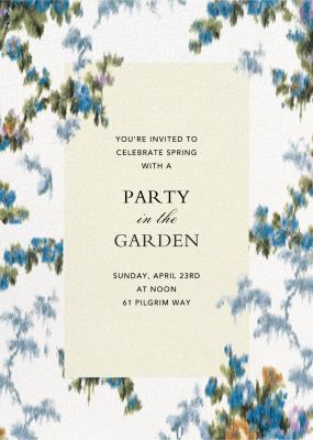 Spring Party Invitations | Send online instantly | RSVP tracking
