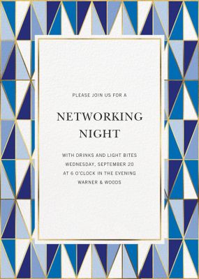 Networking Event Invitations | Send online instantly | RSVP tracking