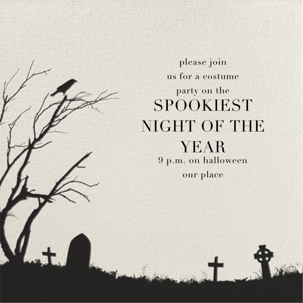 Poe Invitation