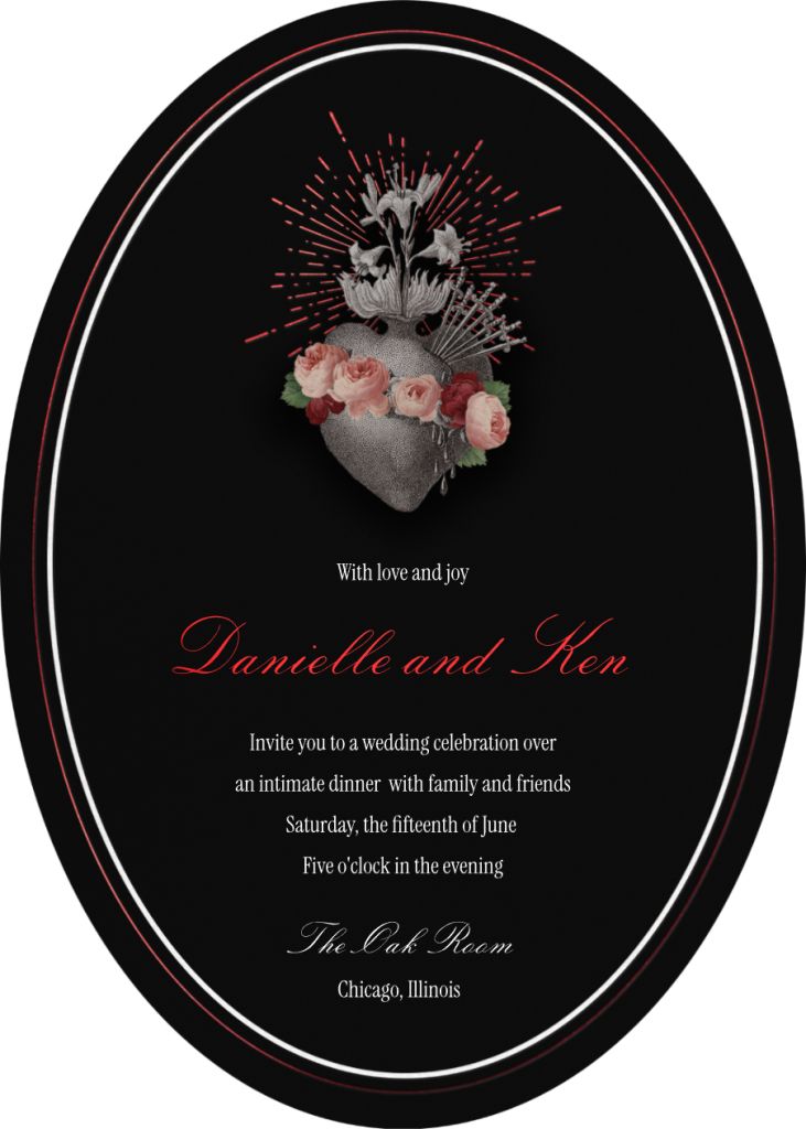 Beating Heart Invitation
