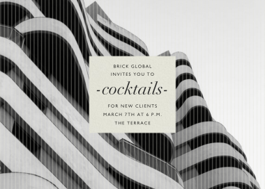 Corporate Cocktail Party Invitations | Paperless Post