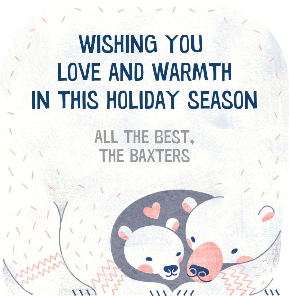 Bear Hug - Holiday Card | Send online instantly | Track opens