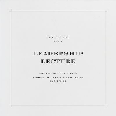 Seminar Invitations | Send online instantly | RSVP tracking