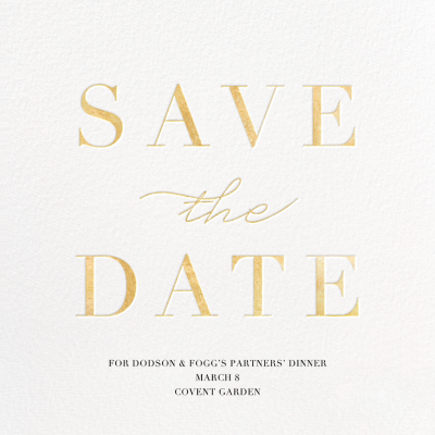 Save the Date for Business Events | Send Online & Track Opens