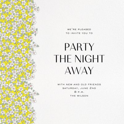 Spring Party Invitations | Send online instantly | RSVP tracking