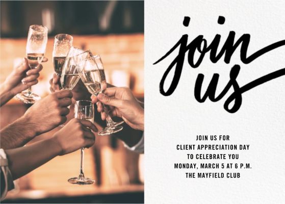 Appreciation Event Invitations | Send online instantly | RSVP tracking