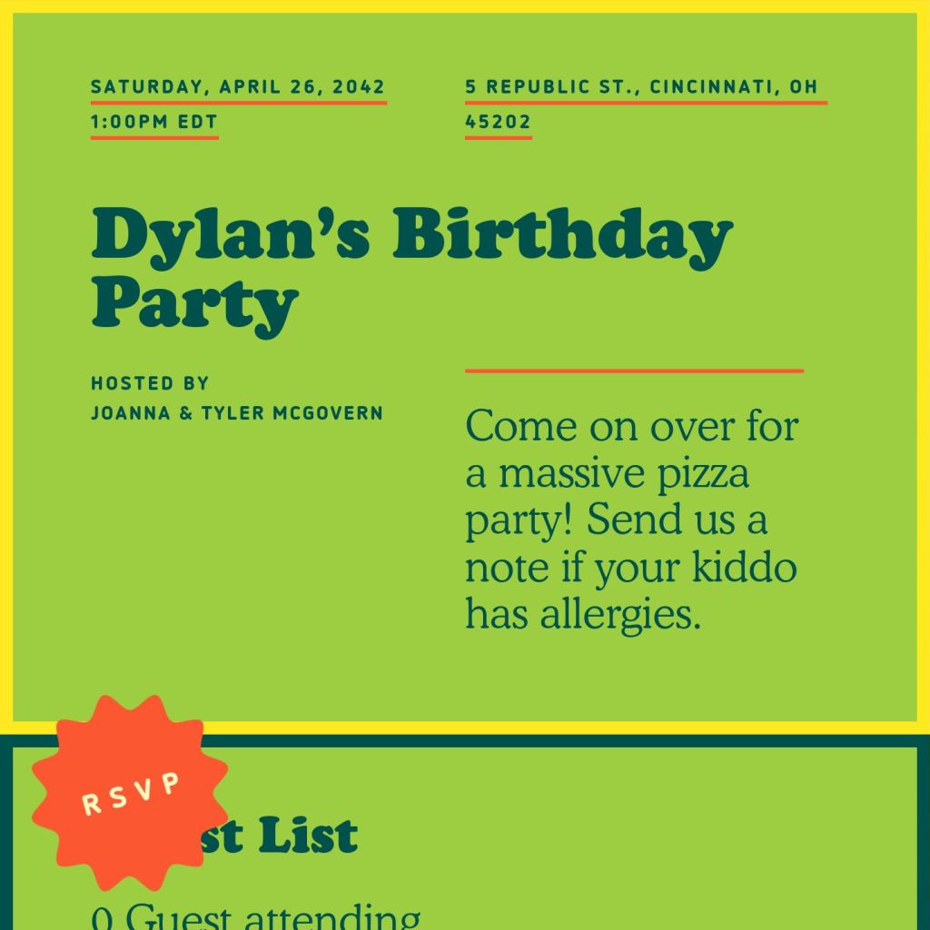 Paperless Post Flyer | Customizable & Easy Event Pages