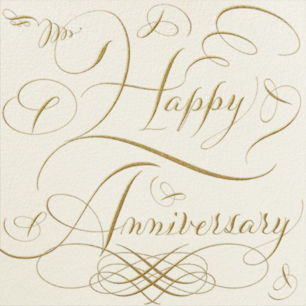 Happy Anniversary Script - Business Greeting Card | Send online ...