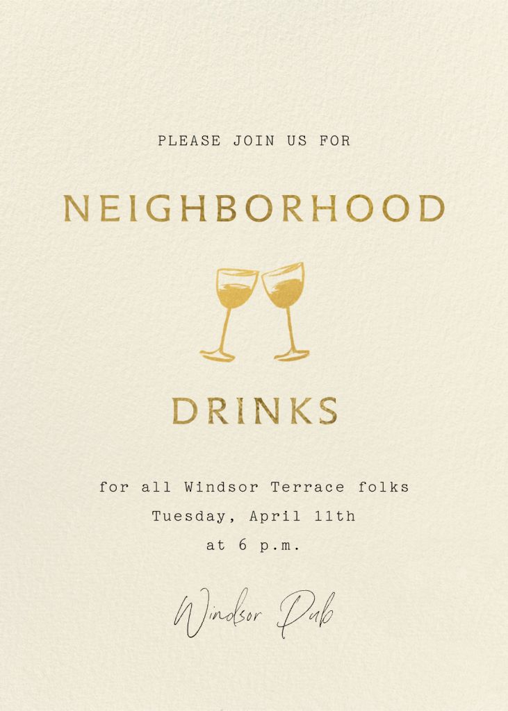 Make a Toast - Cocktail Party Invitation | Send online instantly | RSVP ...