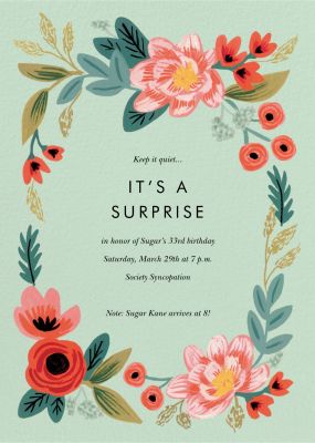 Rifle Paper Co. Invitations | Send online instantly | RSVP tracking