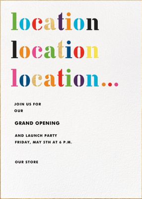 Create Business and Corporate Event Invitations with RSVP Tracking