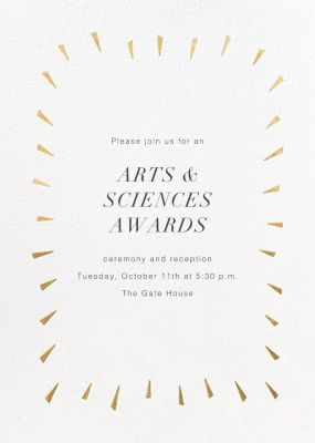 Awards Ceremony Invitations | Send online instantly | RSVP tracking