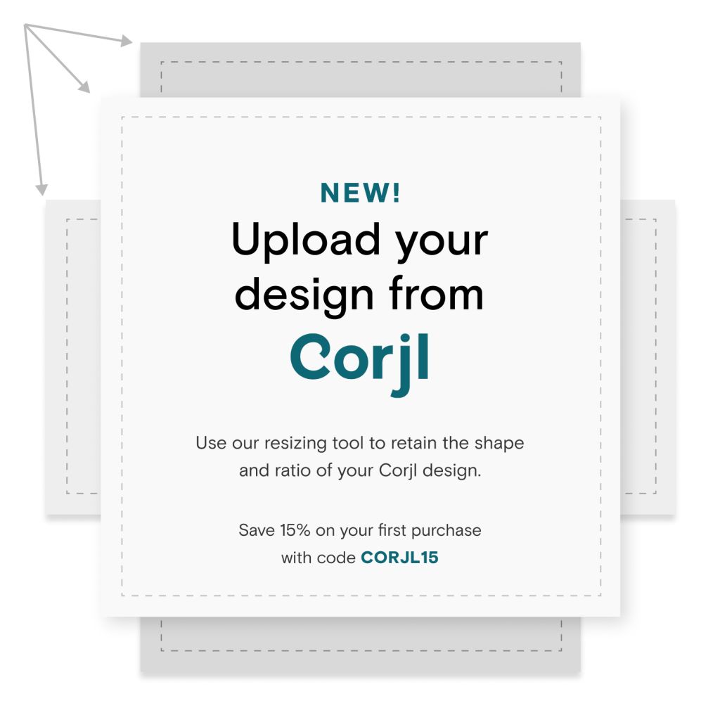 Upload a design from Corjl | Send online instantly | RSVP tracking