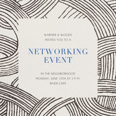 Networking Event Invitations | Send online instantly | RSVP tracking