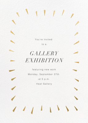 Art Exhibition Invitations | Send online instantly | RSVP tracking
