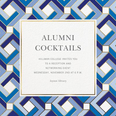 Alumni Event Invitations | Send online instantly | RSVP tracking