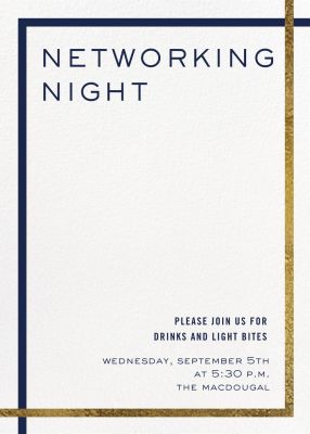 Networking and Meet-and-Greet Invitations | Send online instantly ...