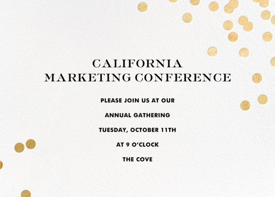 Conference and Workshop Invitations | Send online instantly | RSVP tracking