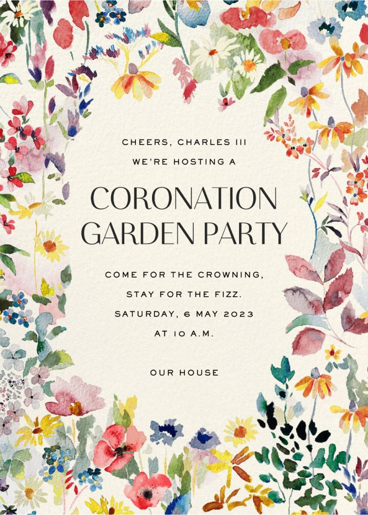 Felda - Coronation Party Invitation | Send online instantly | RSVP tracking