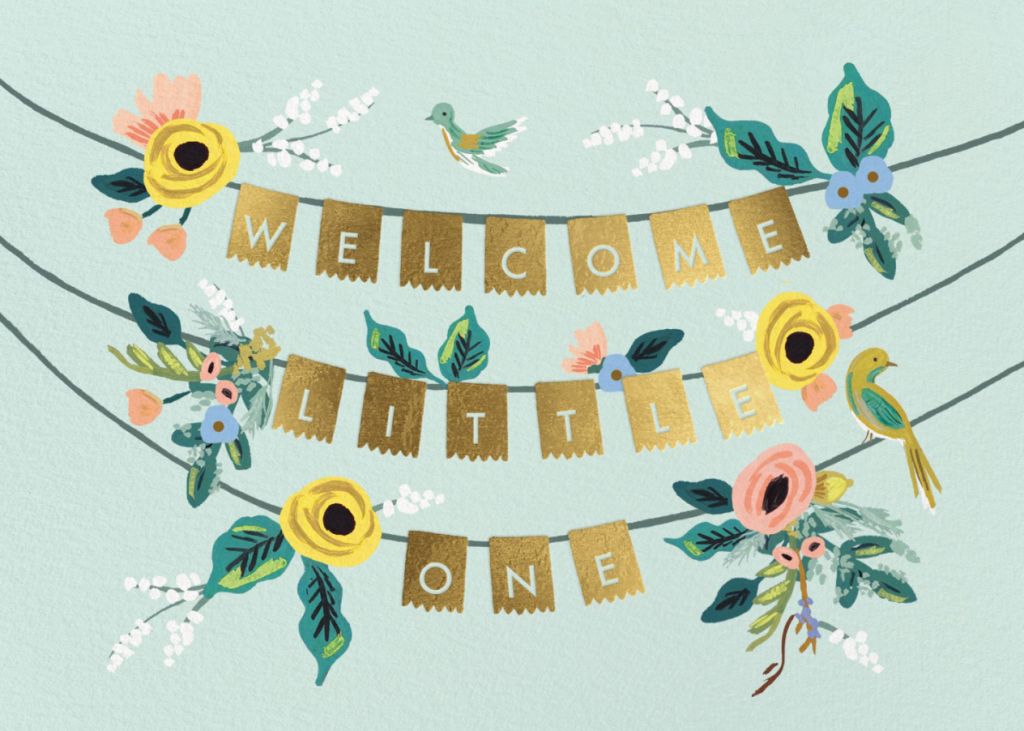 Welcome Garland - Congratulations Card | Send online instantly | Track ...